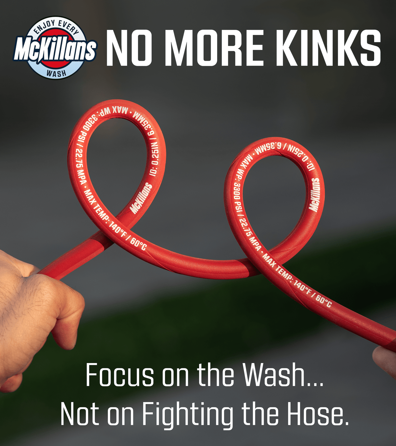 M22 Pressure Washer Hose 1/4" x 50FT – McKillans